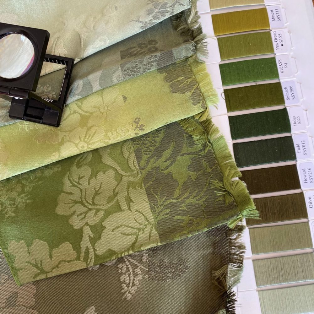 Bespoke historic costume fabric by Humphries Weaving