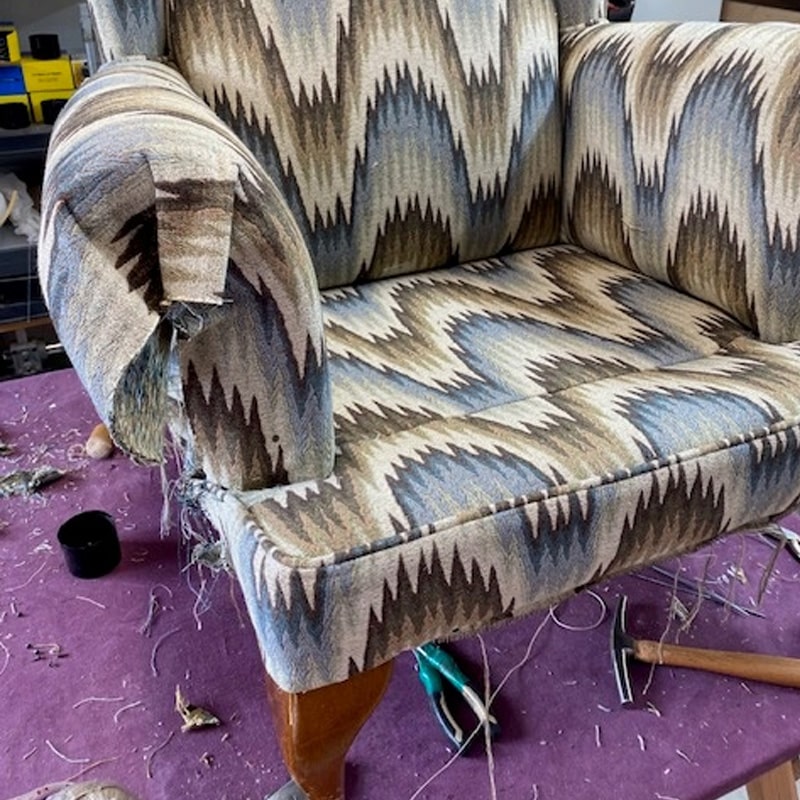 Humphries Weaving bespoke upholstery fabric showroom redecoration ...